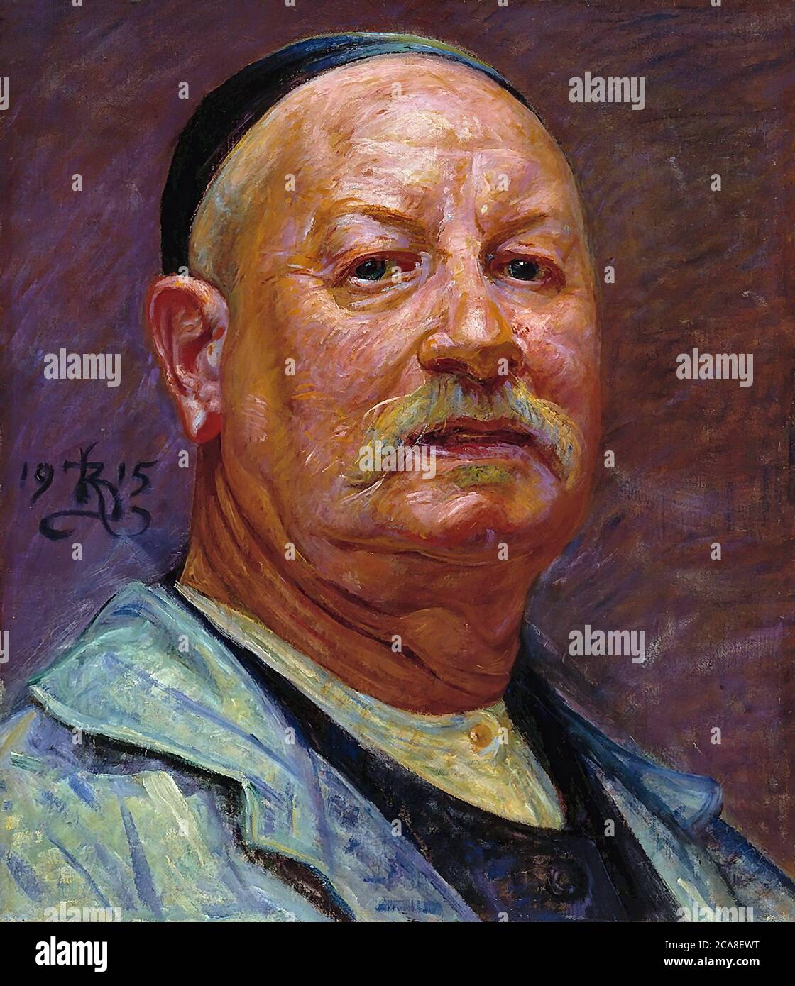 Zahrtmann Kristian - Self Portrait 2 - Danish School - 19th and Early ...