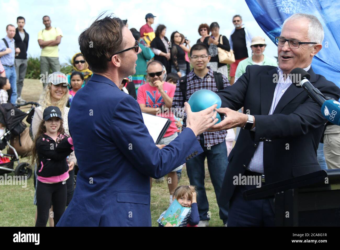 Australian Prime Minister, The Hon. Malcolm Turnbull, MP presents ...
