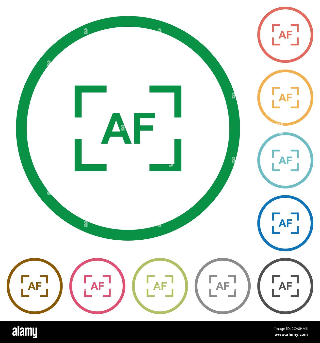 Autofocus vector vectors hi-res stock photography and images - Alamy