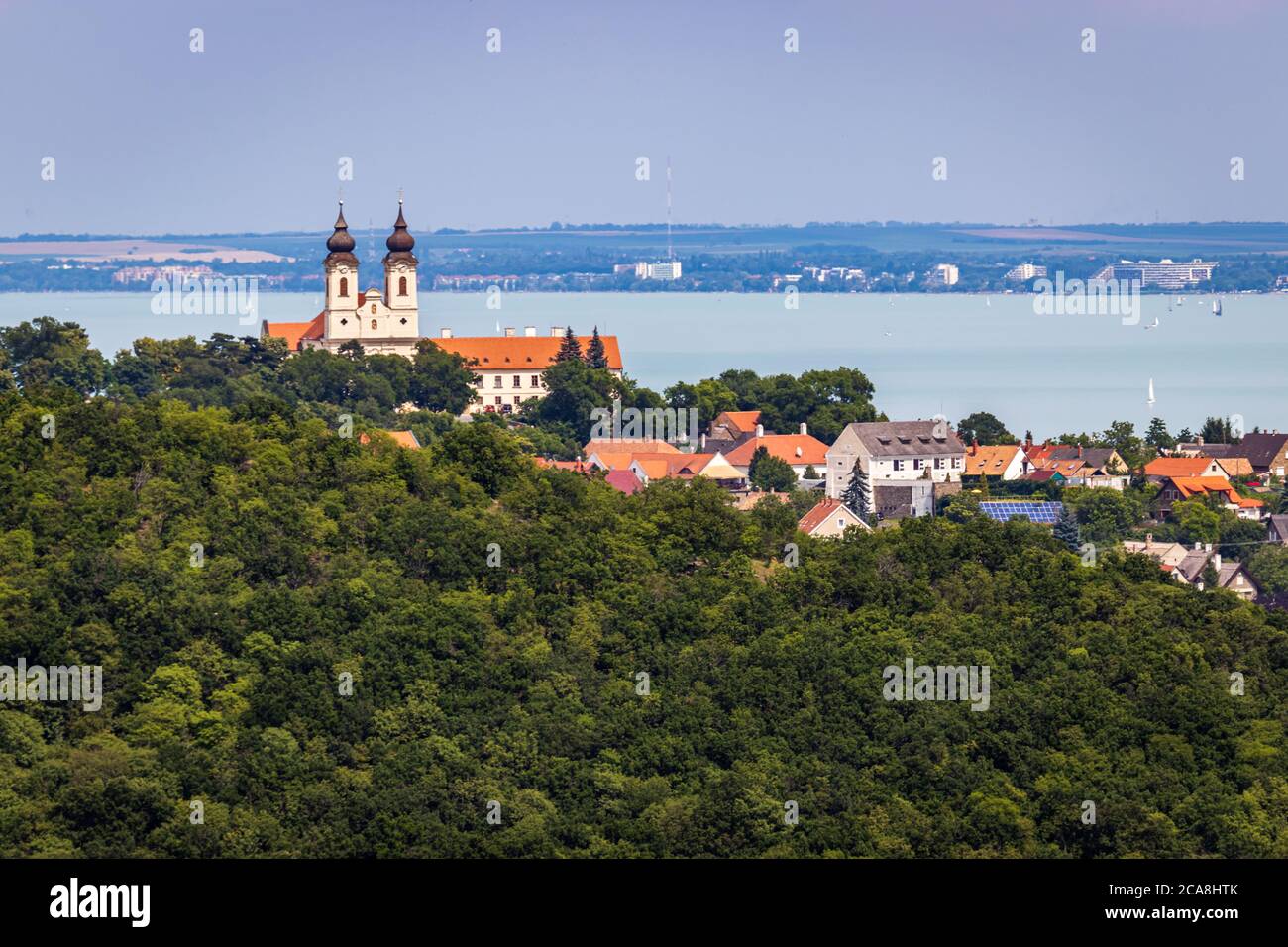 Tihany Peninsula at Lake Balaton, Hungary Stock Photo - Alamy