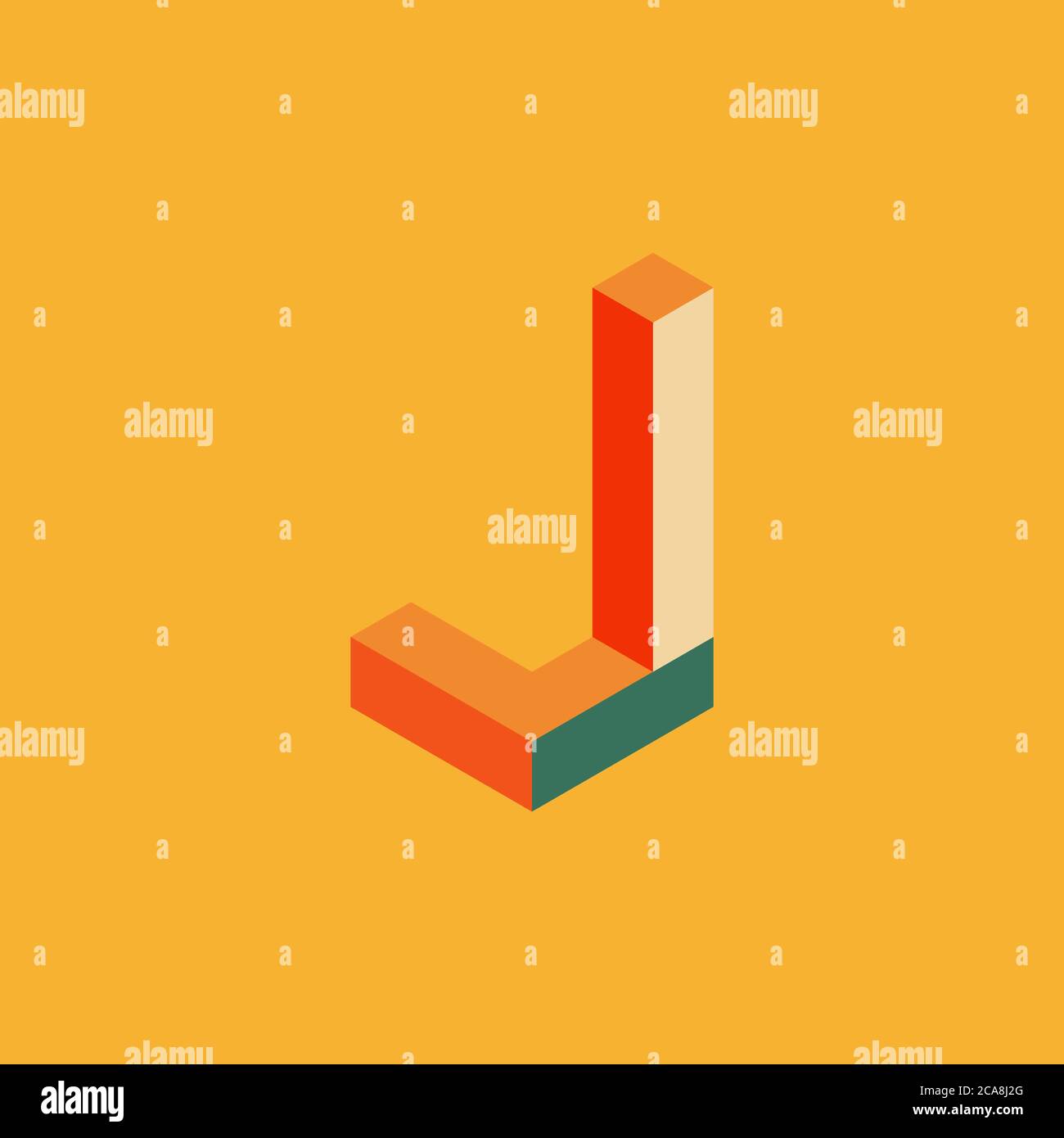 Isometric letter j hi-res stock photography and images - Alamy