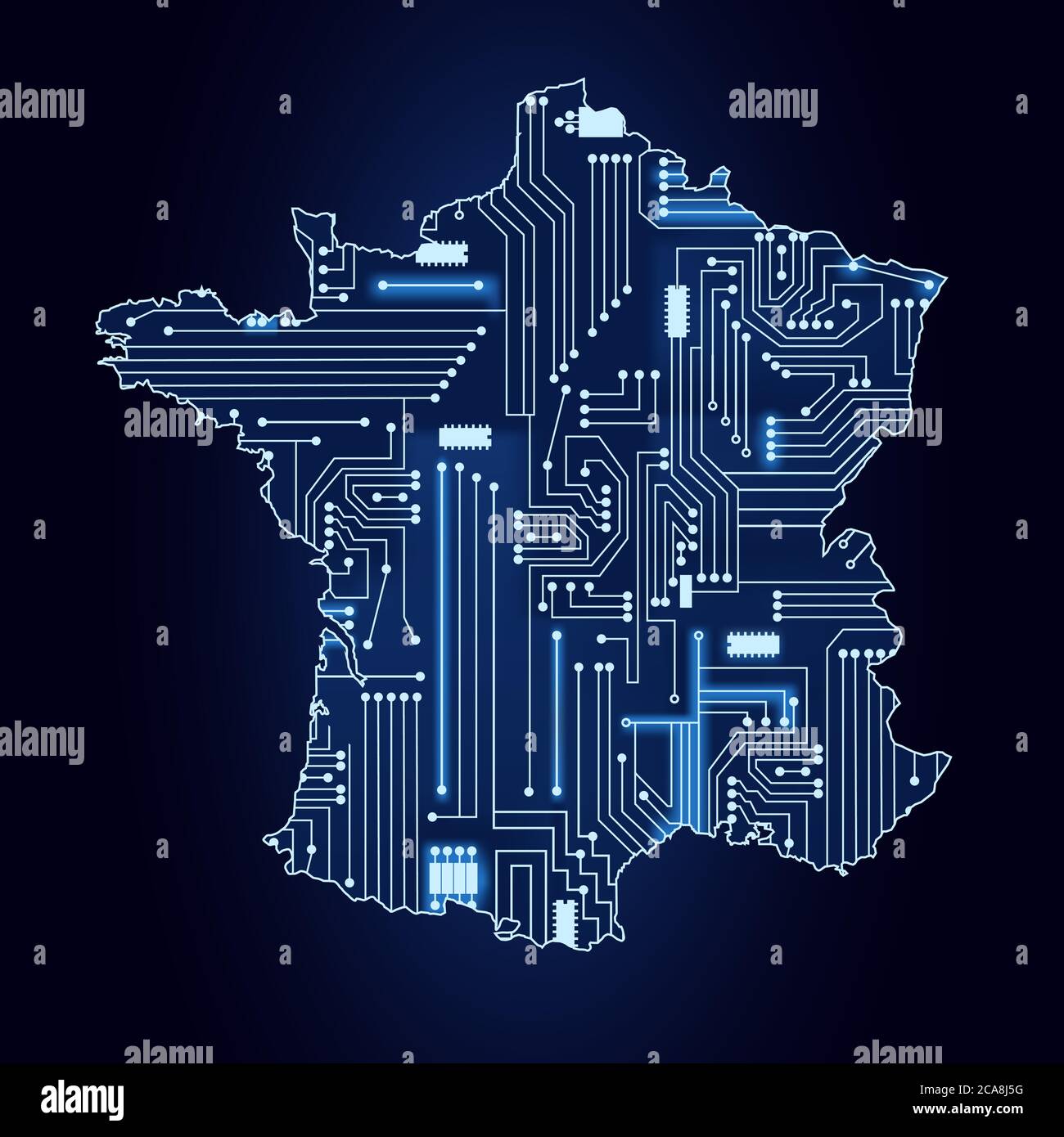 Paris tech Stock Vector Images - Alamy