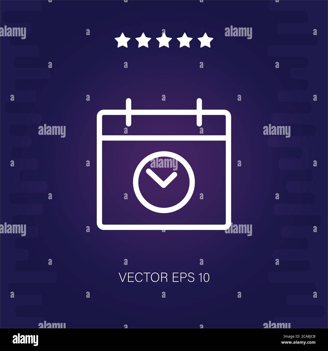 calendar vector icon modern illustration Stock Vector Image & Art - Alamy