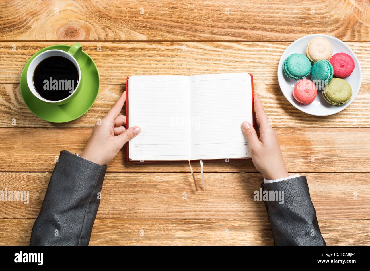 Coffee break as refreshment Stock Photo - Alamy