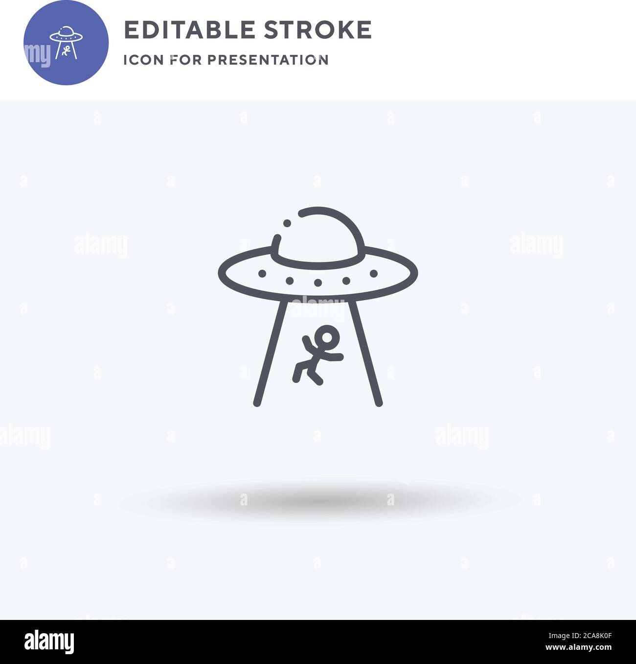 Abduction icon vector, filled flat sign, solid pictogram isolated on ...