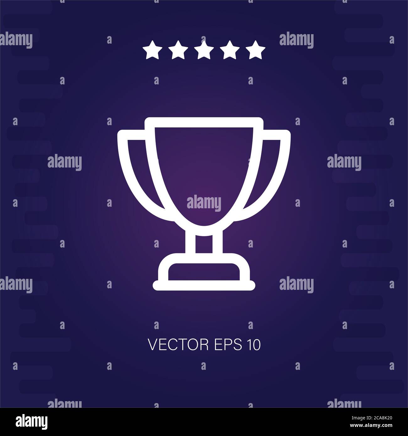 trophy vector icon modern illustration Stock Vector Image & Art - Alamy