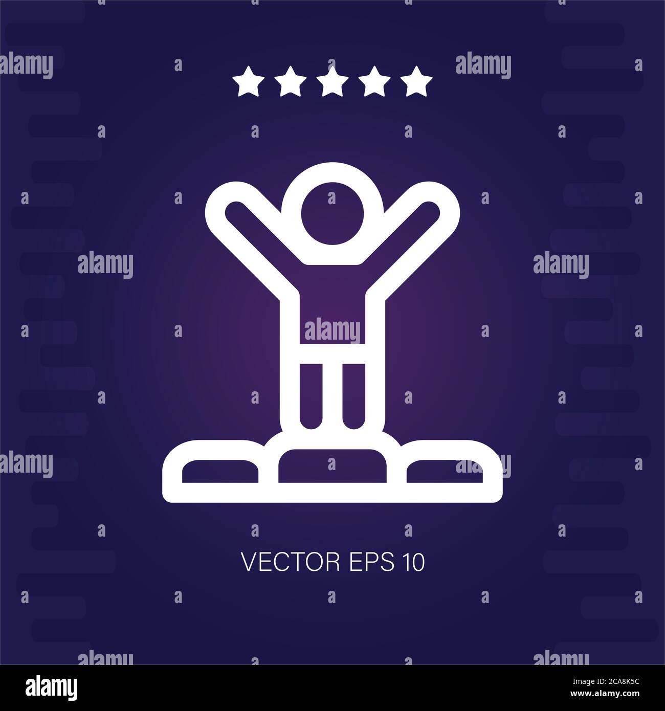 win vector icon modern illustration Stock Vector Image & Art - Alamy