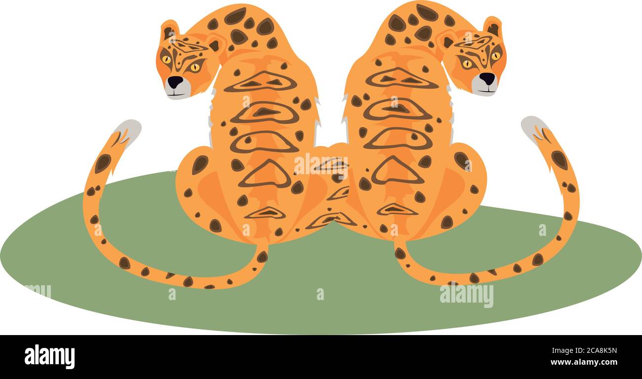 Leopards tail Stock Vector Images - Alamy