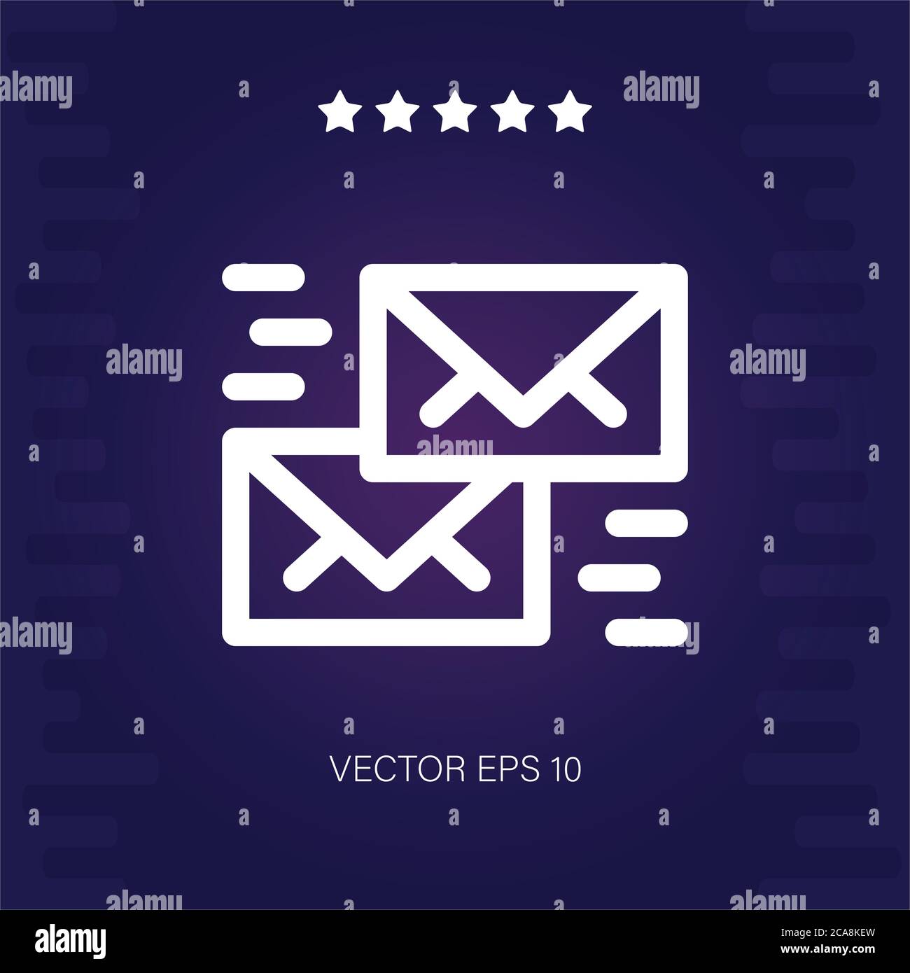 mail vector icon modern illustration Stock Vector Image & Art - Alamy