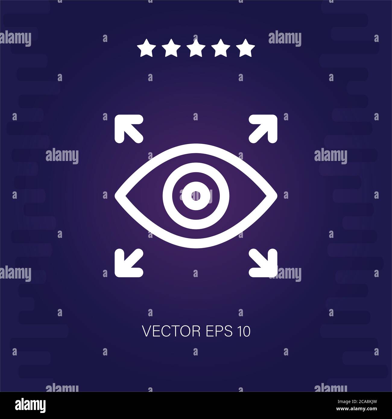 vision vector icon modern illustration Stock Vector Image & Art - Alamy