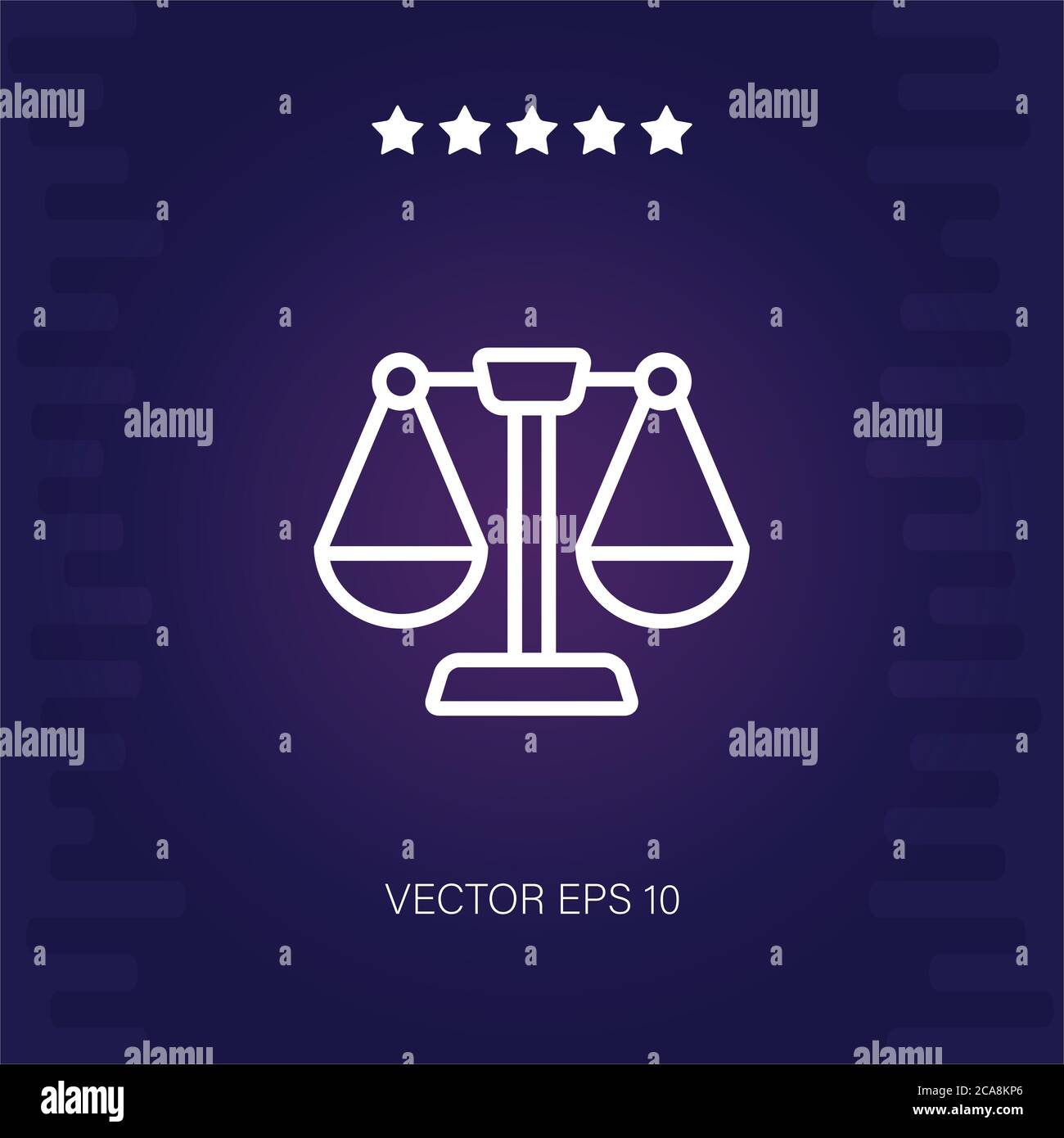 balance vector icon modern illustration Stock Vector Image & Art - Alamy