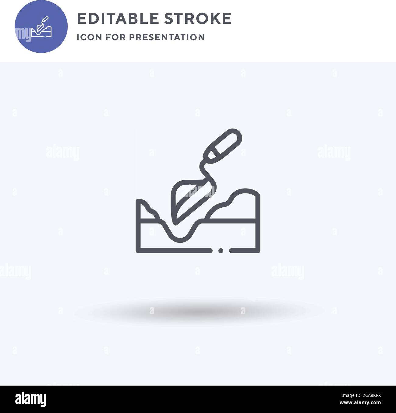 Dig icon vector, filled flat sign, solid pictogram isolated on white ...