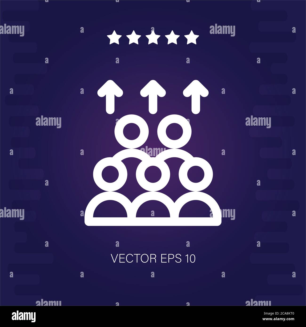 population vector icon modern illustration Stock Vector Image & Art - Alamy