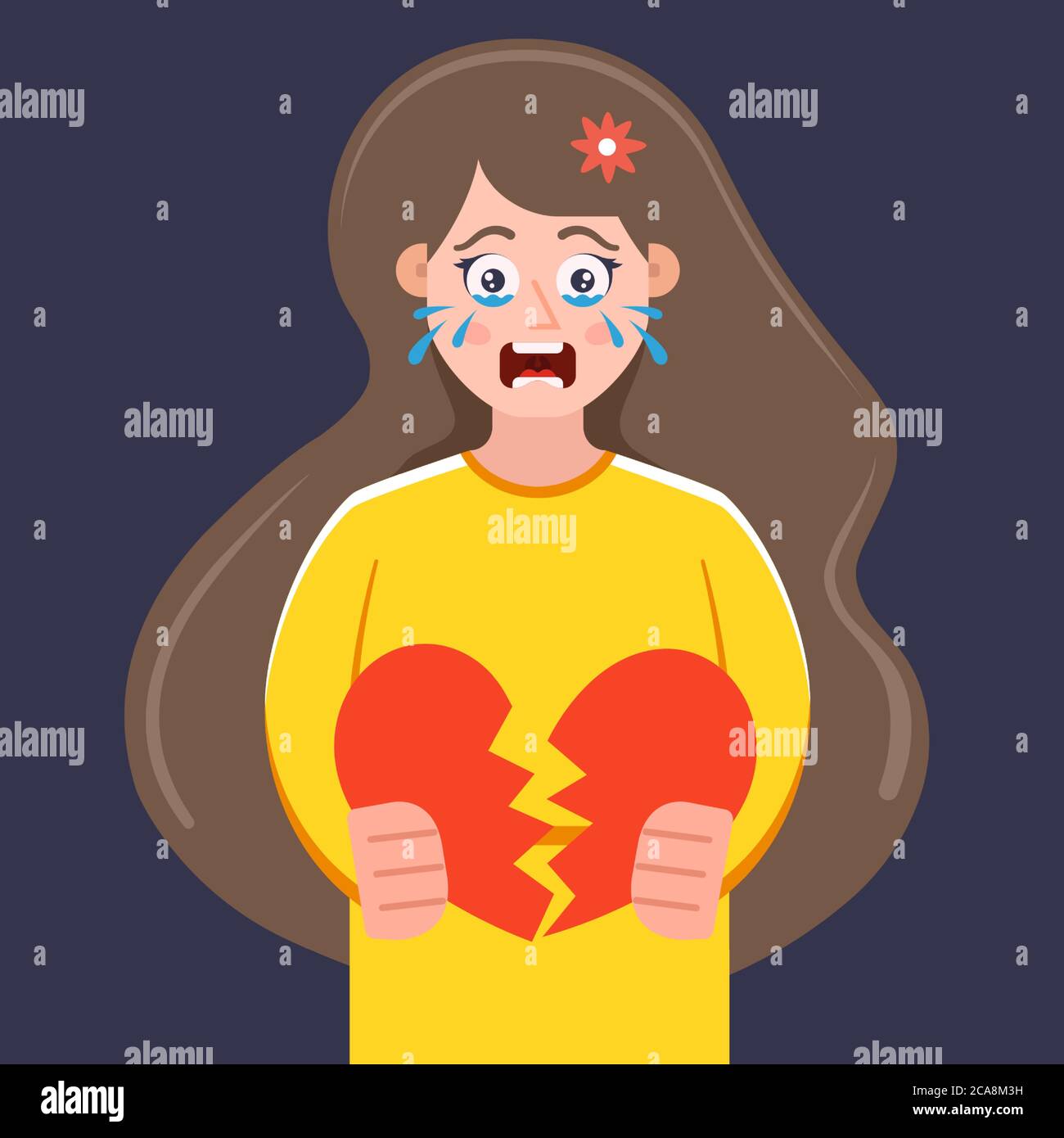 Breaking breakup Stock Vector Images - Alamy