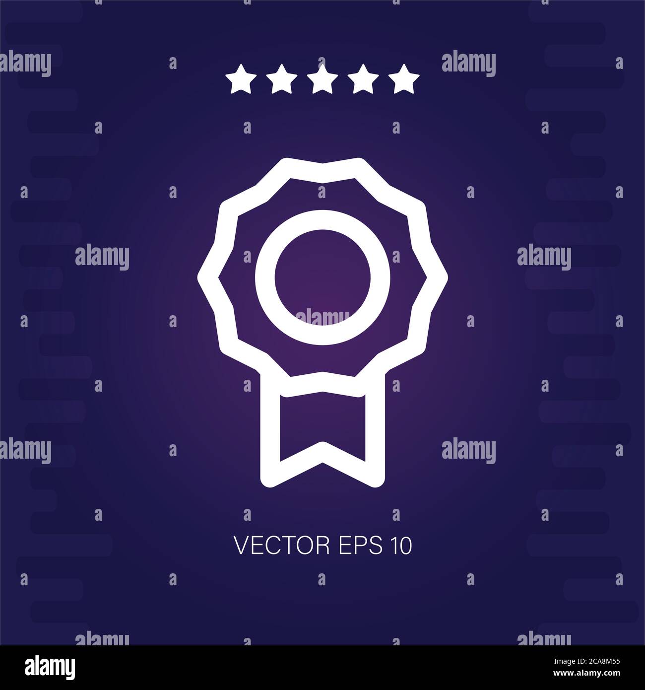 ribbon vector icon modern illustration Stock Vector Image & Art - Alamy
