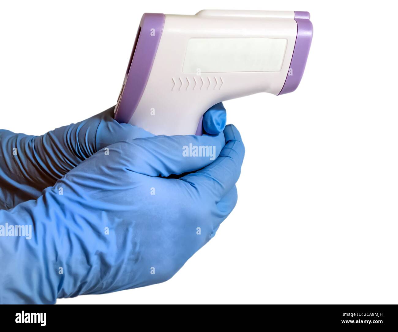 Test Thermometer Gun Isometric Medical Digital Infrared Sight Handheld ...