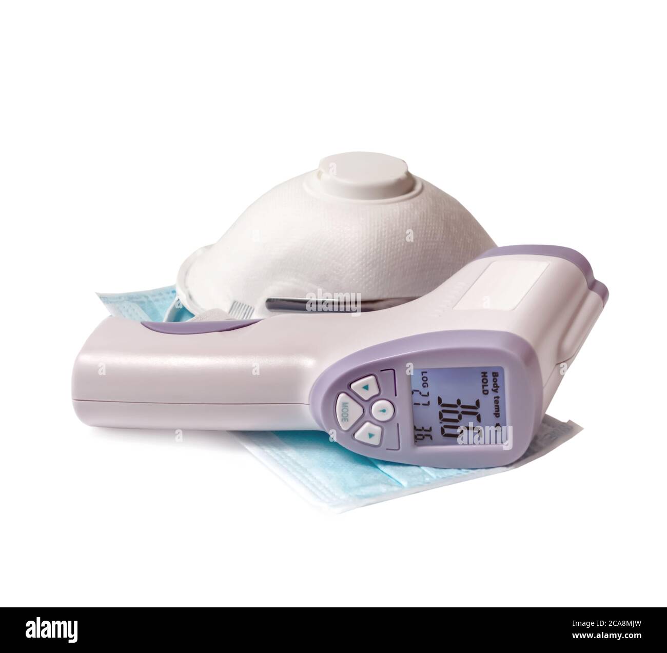 Thermometer Infrared Gun Isometric Digital Non-Contact Temperature ...