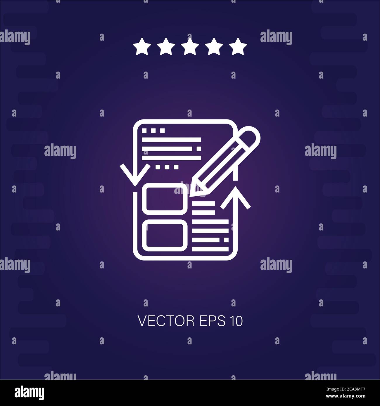 test vector icon modern illustration Stock Vector Image & Art - Alamy