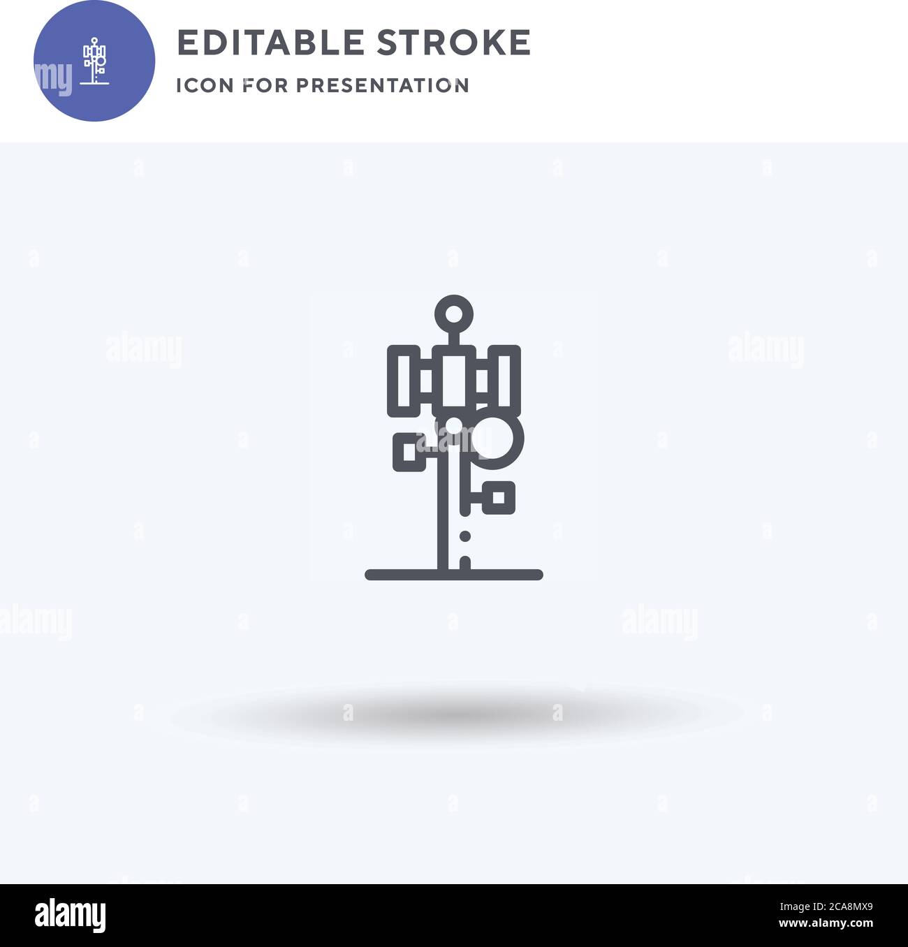 Electromagnetic icon vector, filled flat sign, solid pictogram isolated ...
