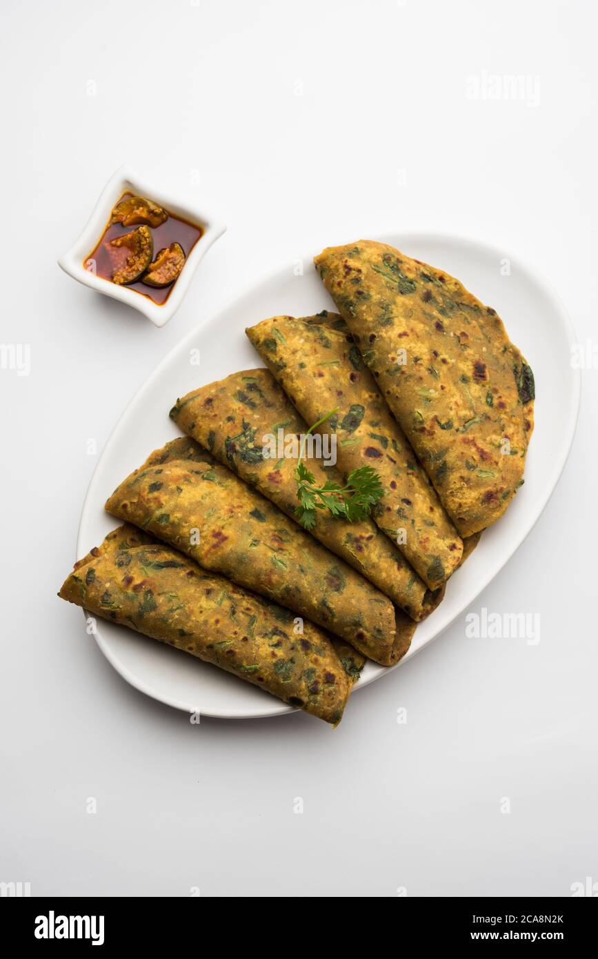 Palak Paratha is a delicious and healthy and tasty Indian flatbread ...