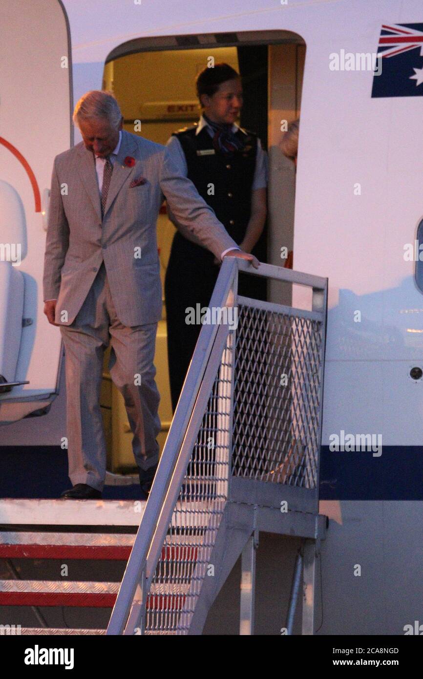 HRH Prince Charles and HRH Camilla, Duchess of Cornwall arrive into ...