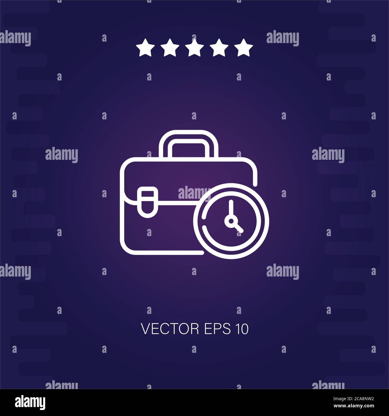 working hours vector icon modern illustration Stock Vector Image & Art ...