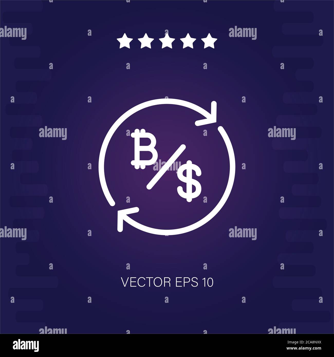 exchange vector icon modern illustration Stock Vector Image & Art - Alamy