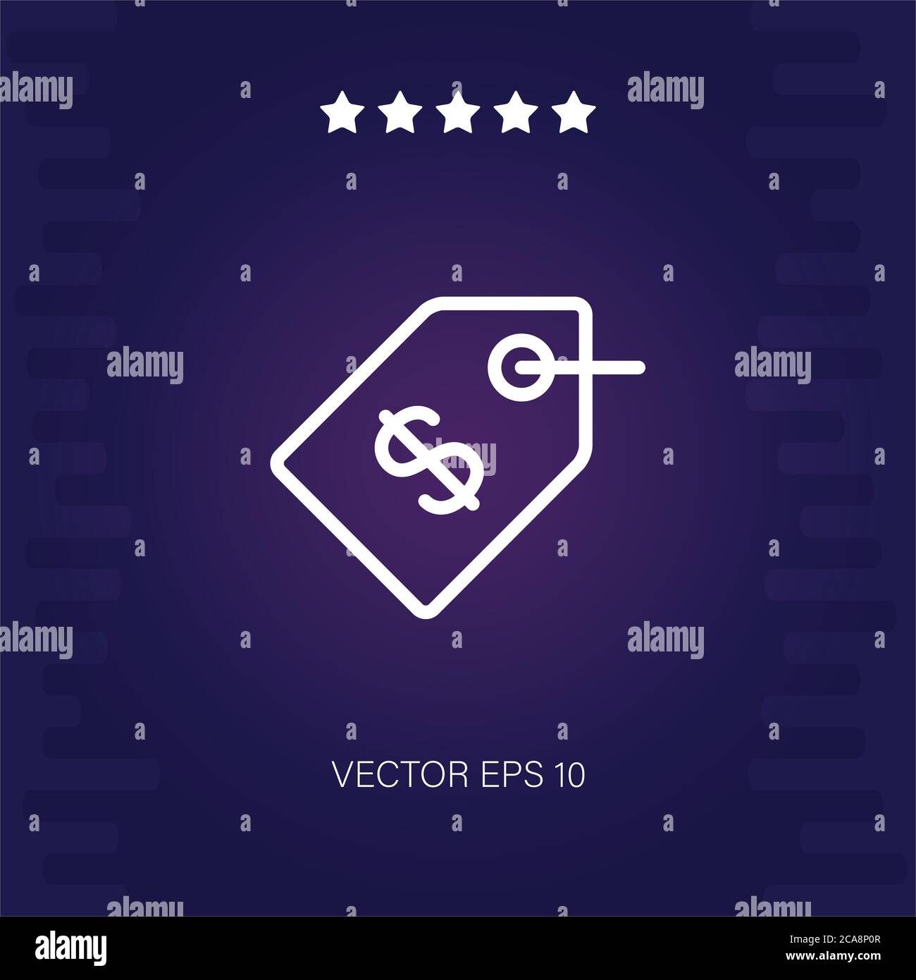 price tag vector icon modern illustration Stock Vector Image & Art - Alamy