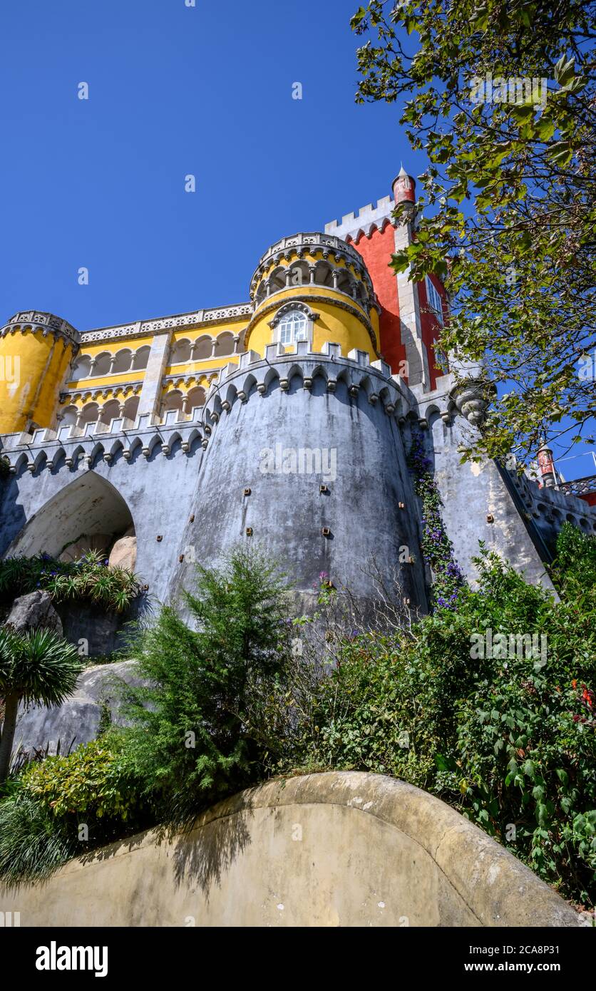 Palácio Nacional da Pena (Pena Palace), Sintra, Lisbon Stock Photo - Alamy