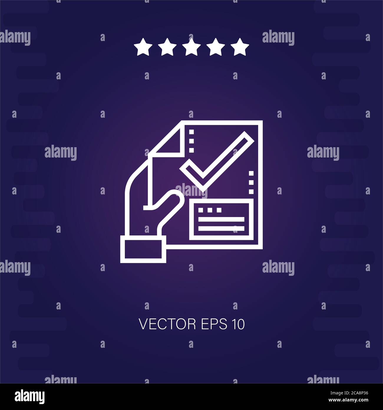 Election voting modern line Stock Vector Images - Alamy