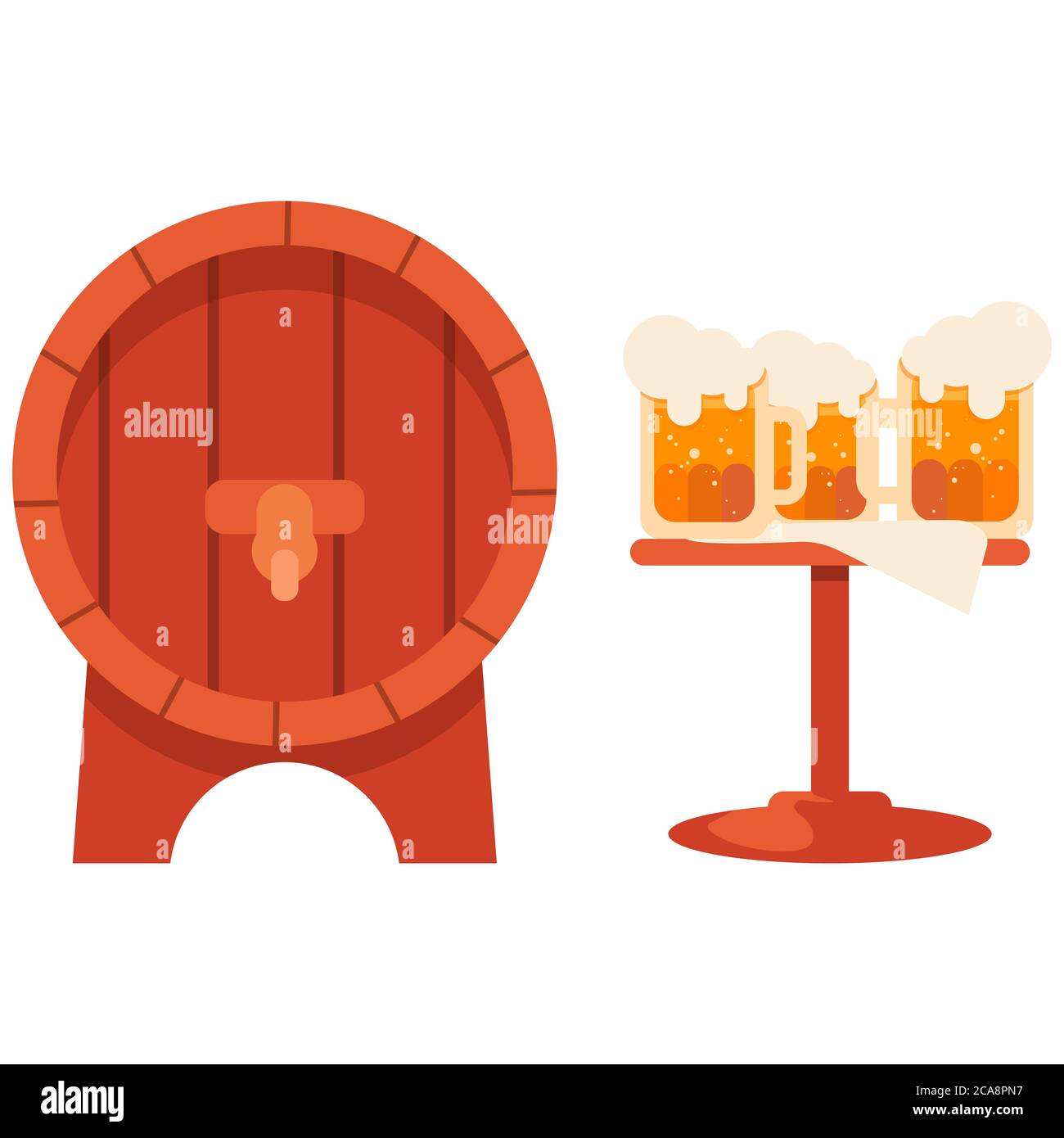 Keg logo hi-res stock photography and images - Alamy