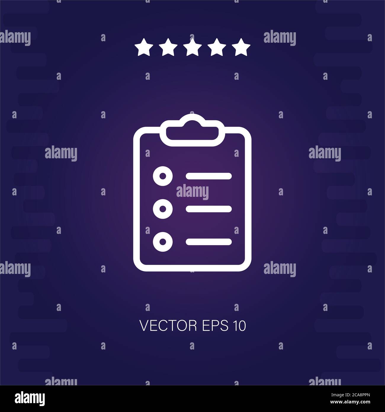 check list vector icon modern illustration Stock Vector Image & Art - Alamy