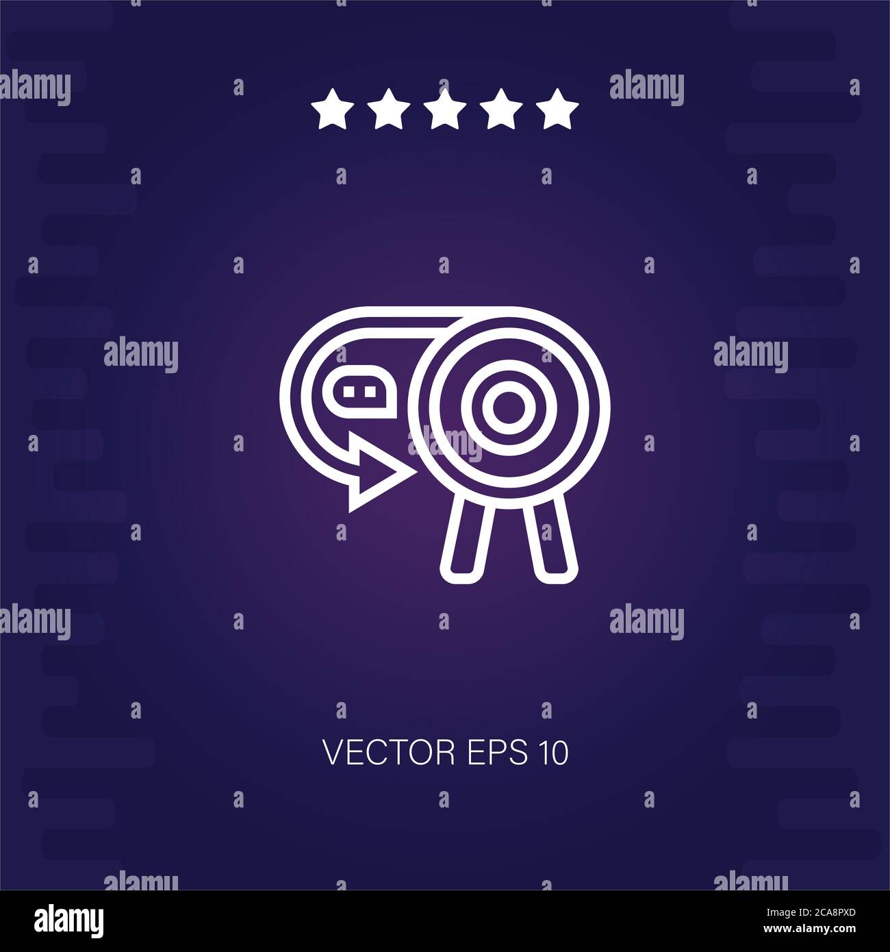 objective vector icon modern illustration Stock Vector Image & Art - Alamy