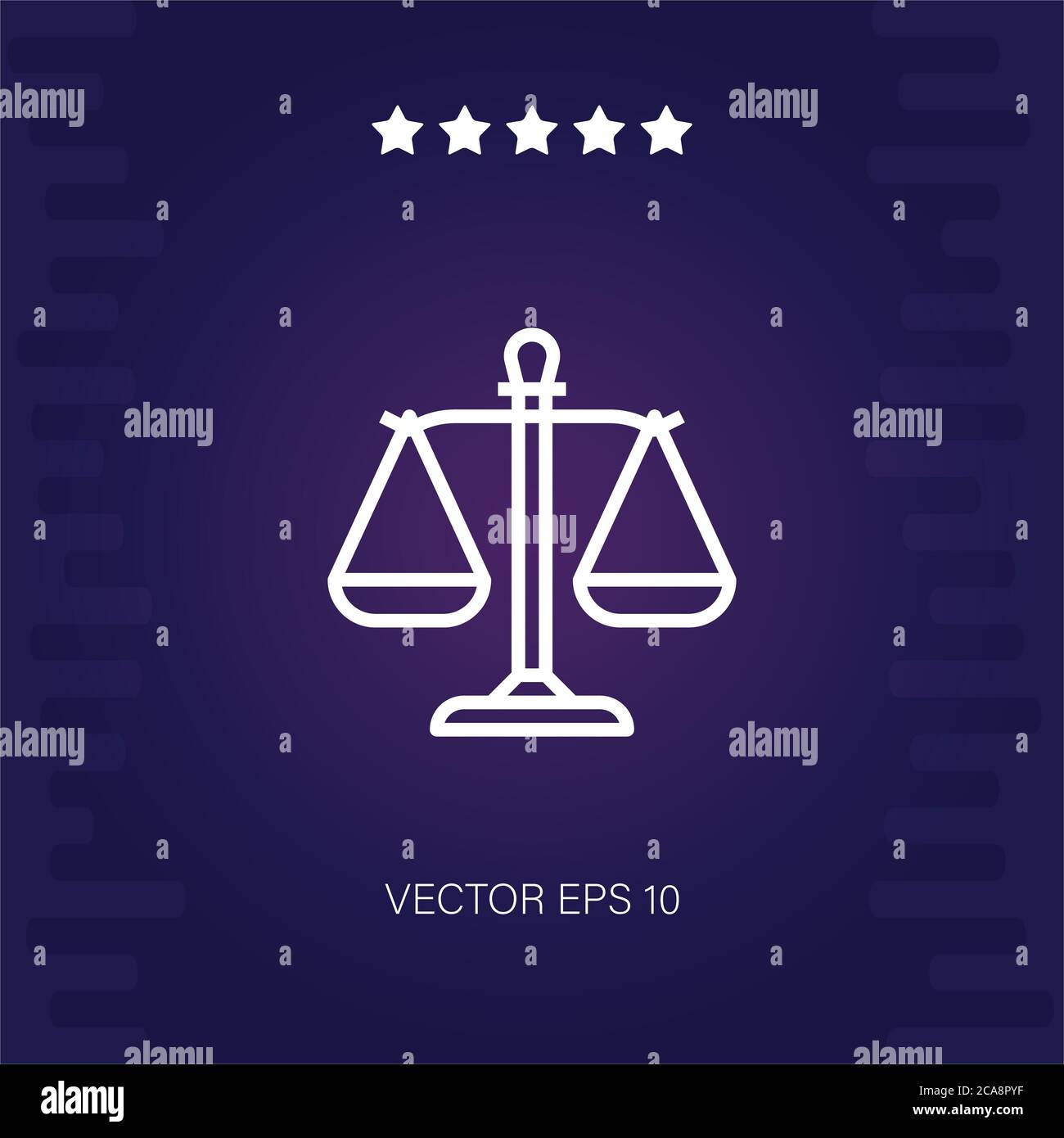 balance vector icon modern illustration Stock Vector Image & Art - Alamy