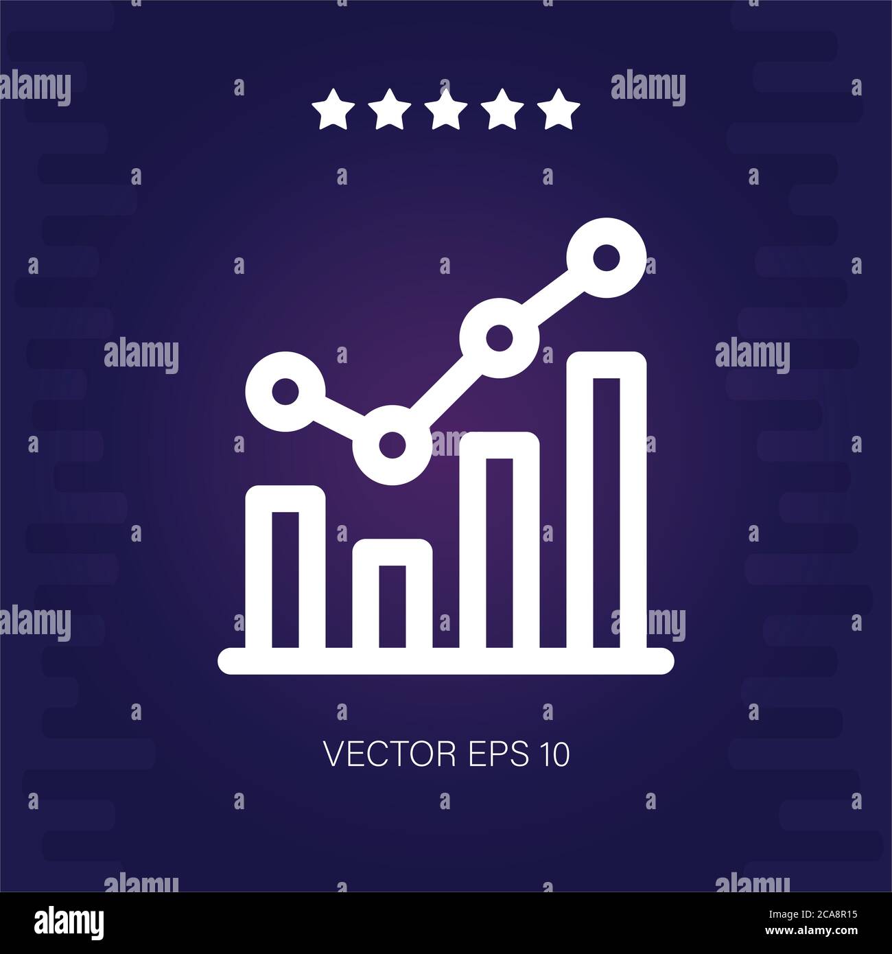 statistics vector icon modern illustration Stock Vector Image & Art - Alamy