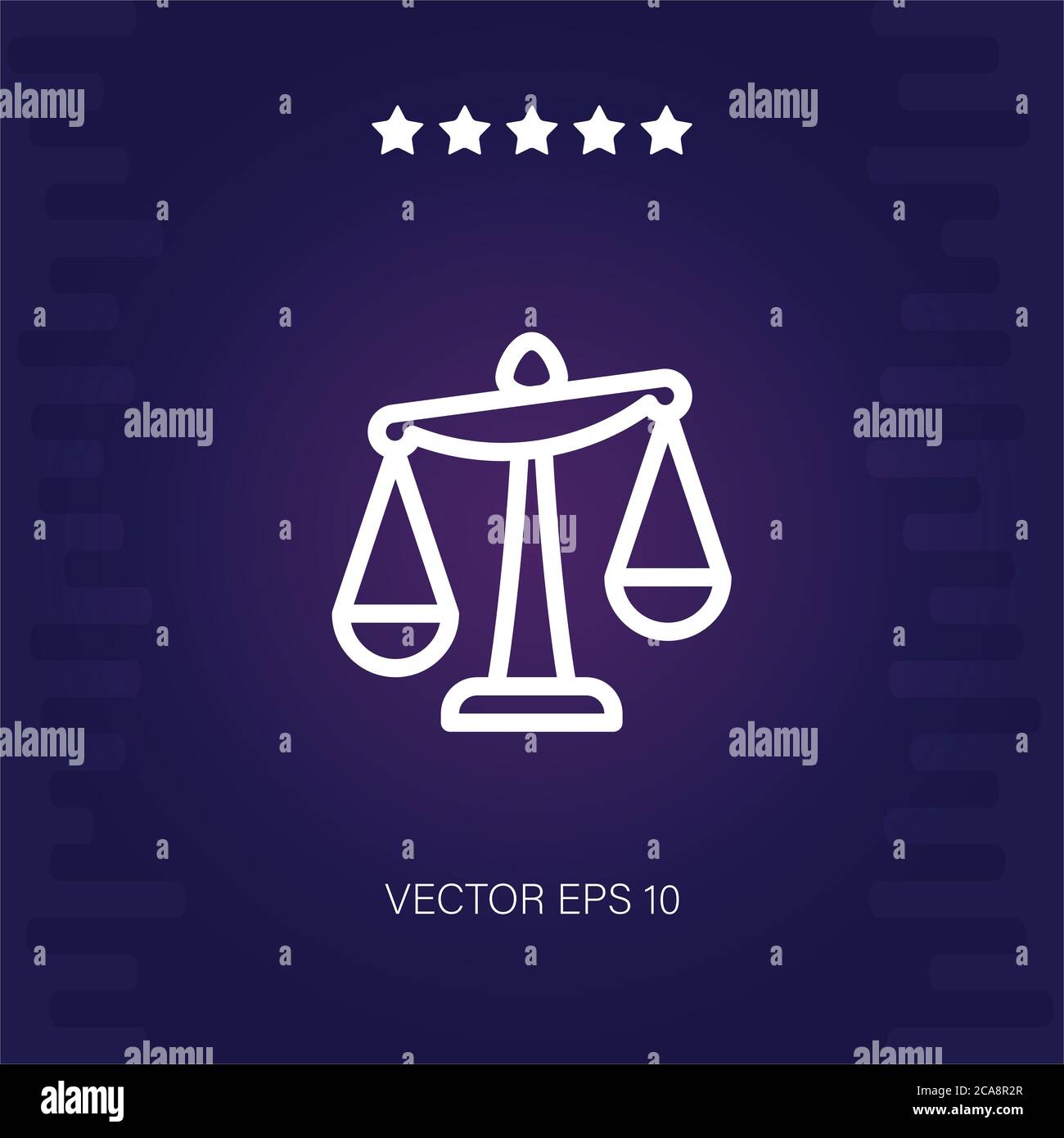 balance vector icon modern illustration Stock Vector Image & Art - Alamy