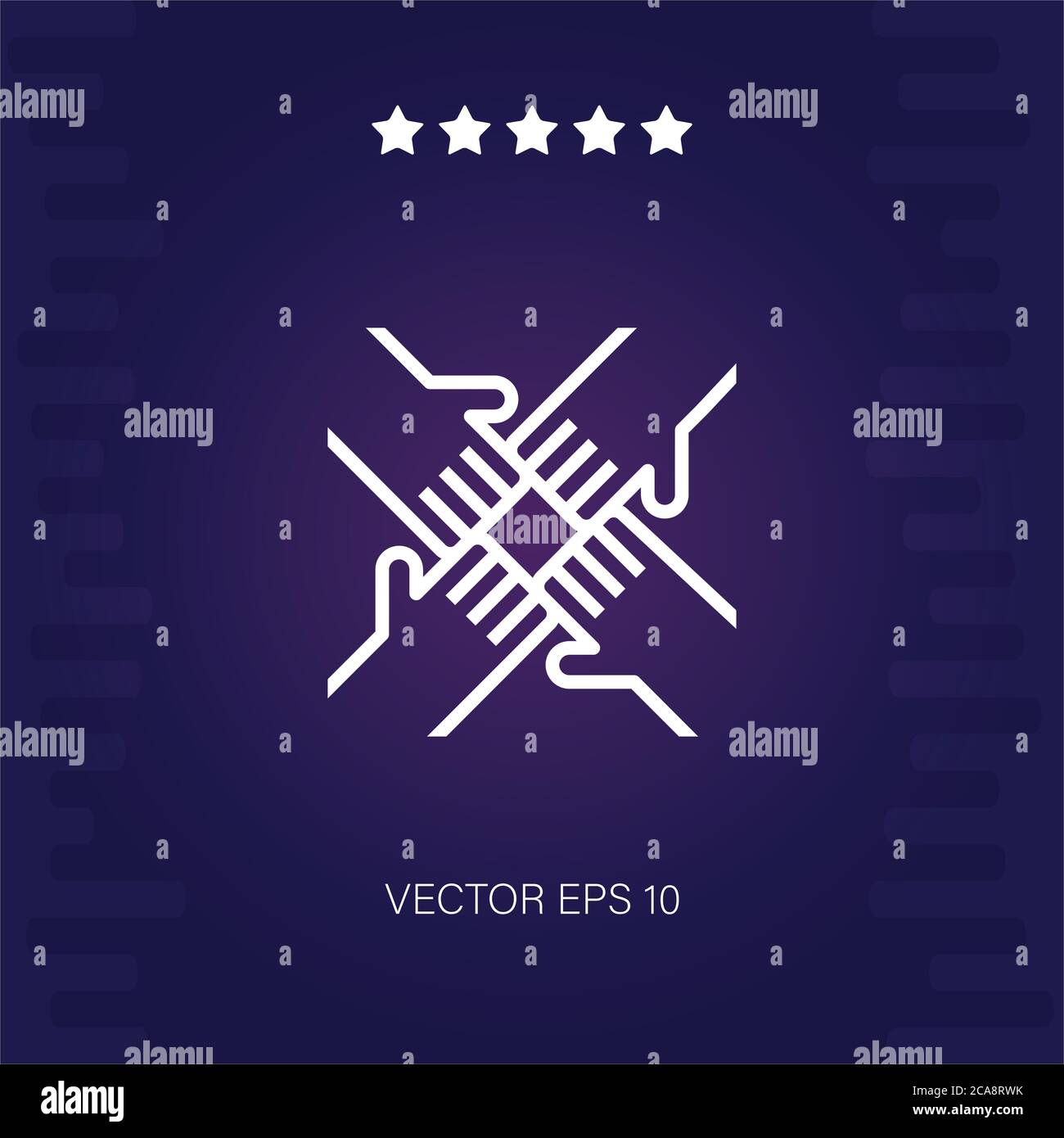 hands vector icon modern illustration Stock Vector Image & Art - Alamy