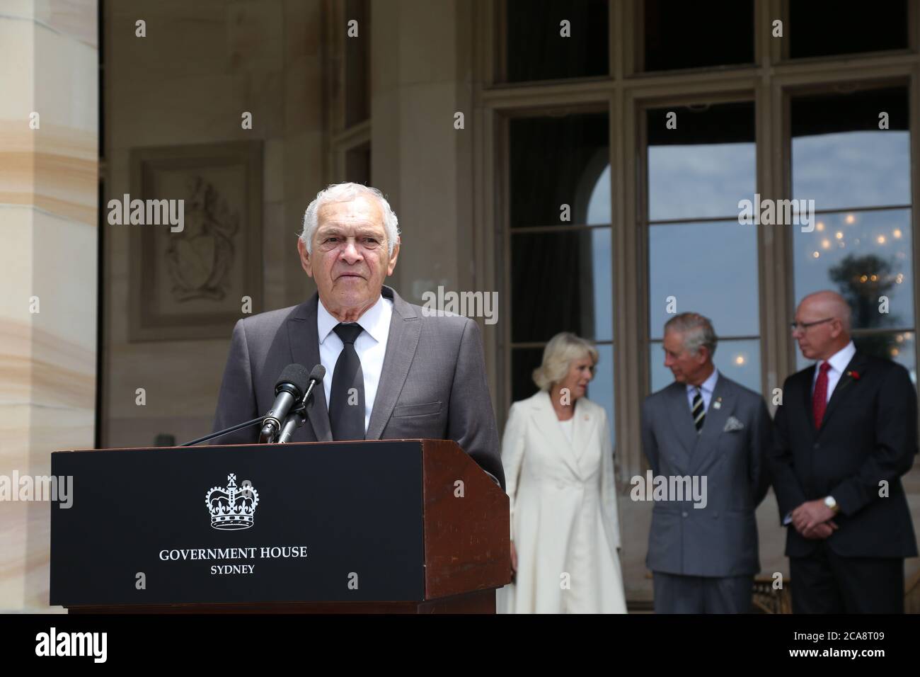 Uncle Chicka Madden, Gadigal Elder gives the Aboriginal, ‘Welcome to ...