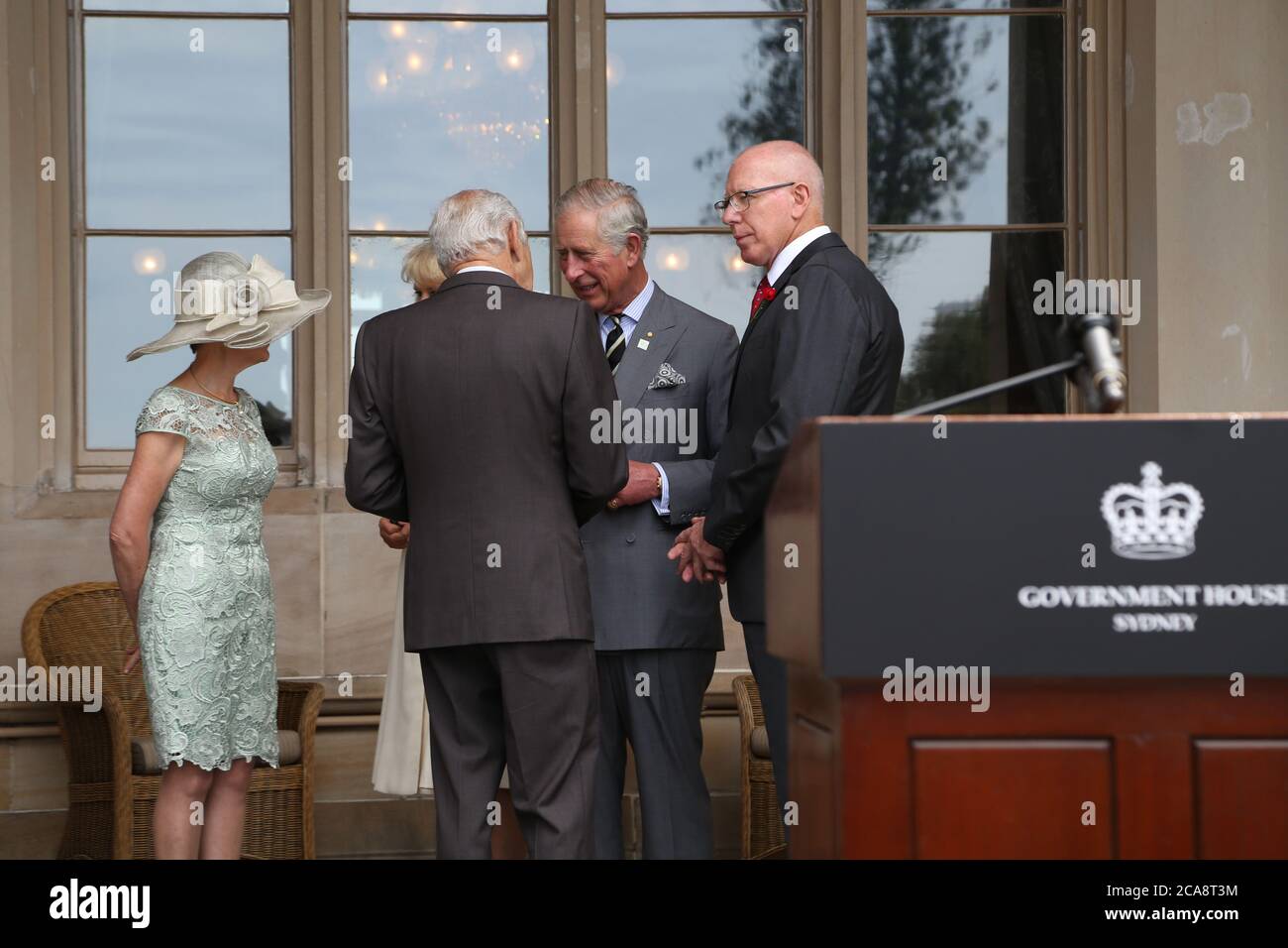 Prince Charles speaks with Uncle Chicka Madden, Aboriginal Gadigal ...