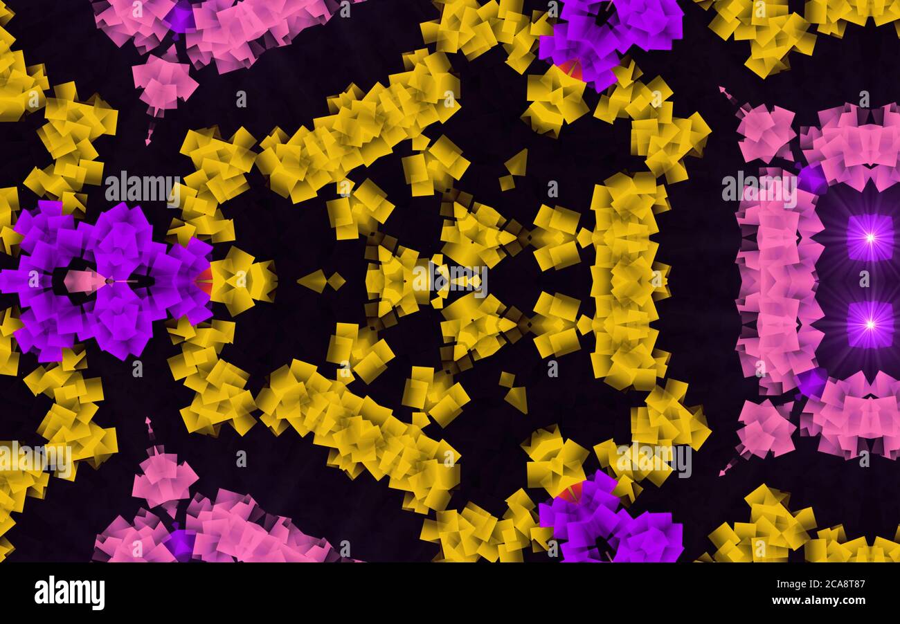 abstract classic Yellow and purple pattern. Background image. Abstract ...