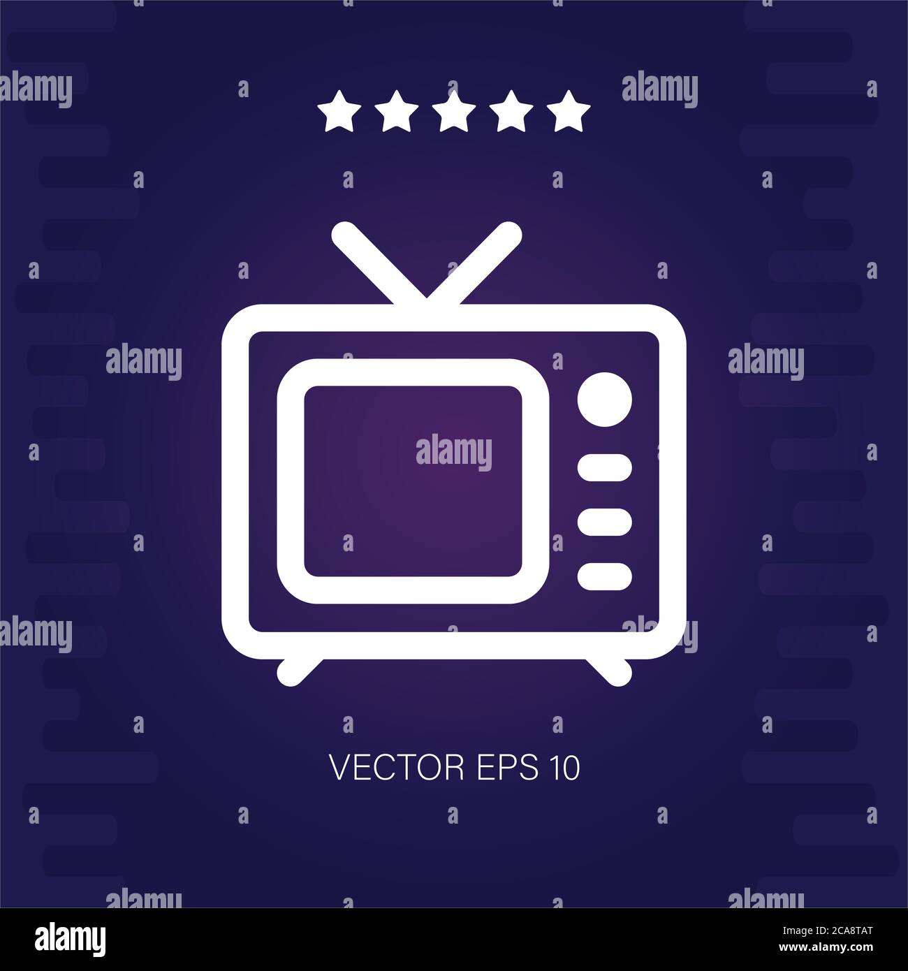 tv vector icon modern illustration Stock Vector Image & Art - Alamy