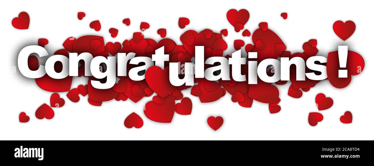 Congratulation letter Cut Out Stock Images & Pictures - Alamy