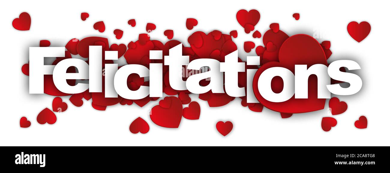 Felicitations Cut Out Stock Images & Pictures - Alamy