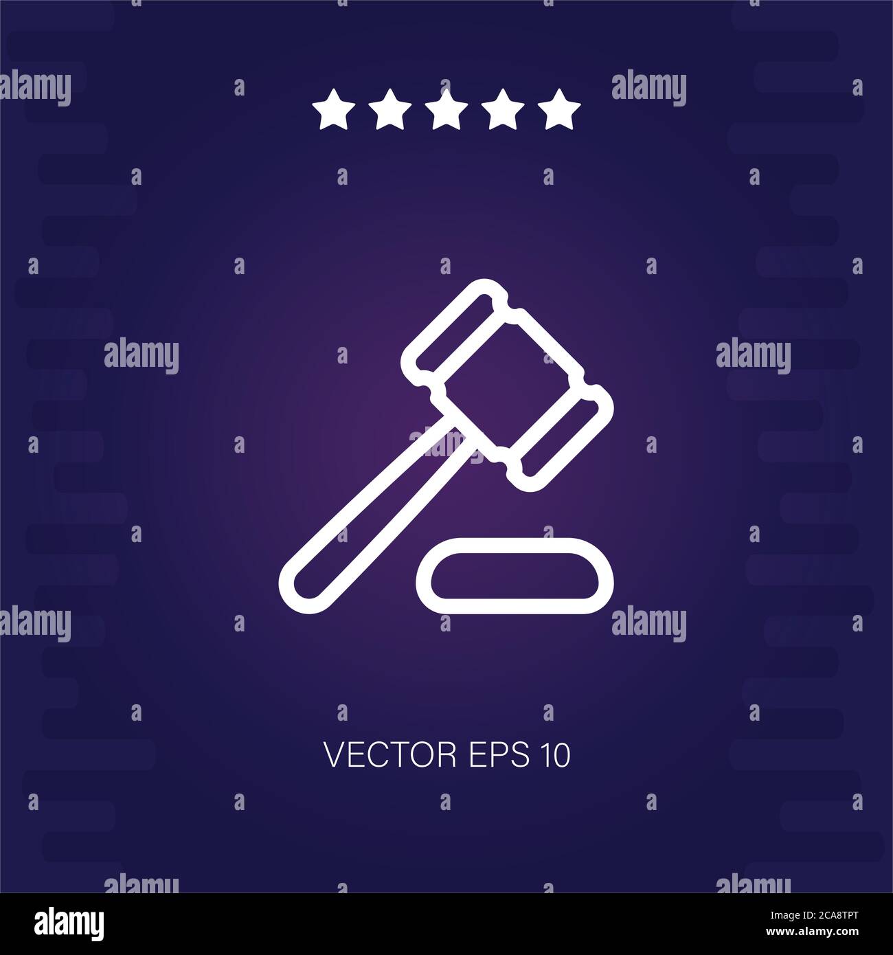 auction vector icon modern illustration Stock Vector Image & Art - Alamy