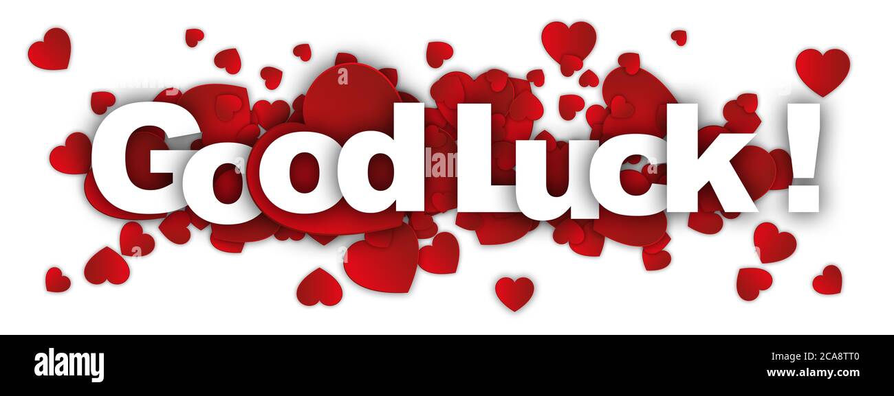 good luck label Stock Photo - Alamy