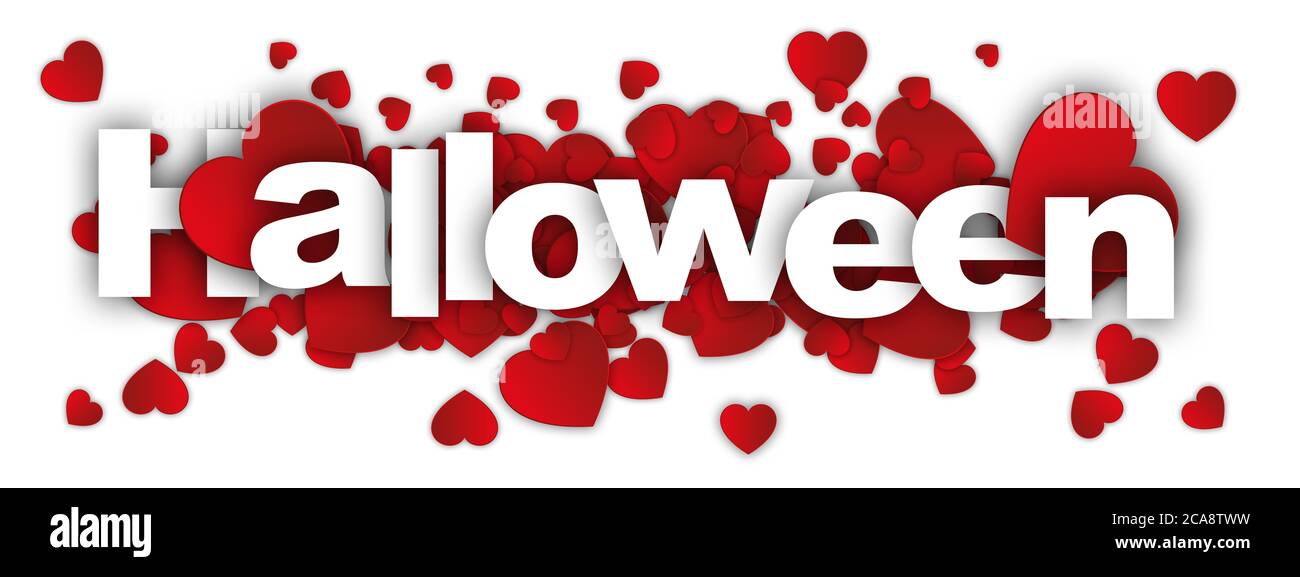 Halloween banner party invitation Cut Out Stock Images & Pictures - Alamy