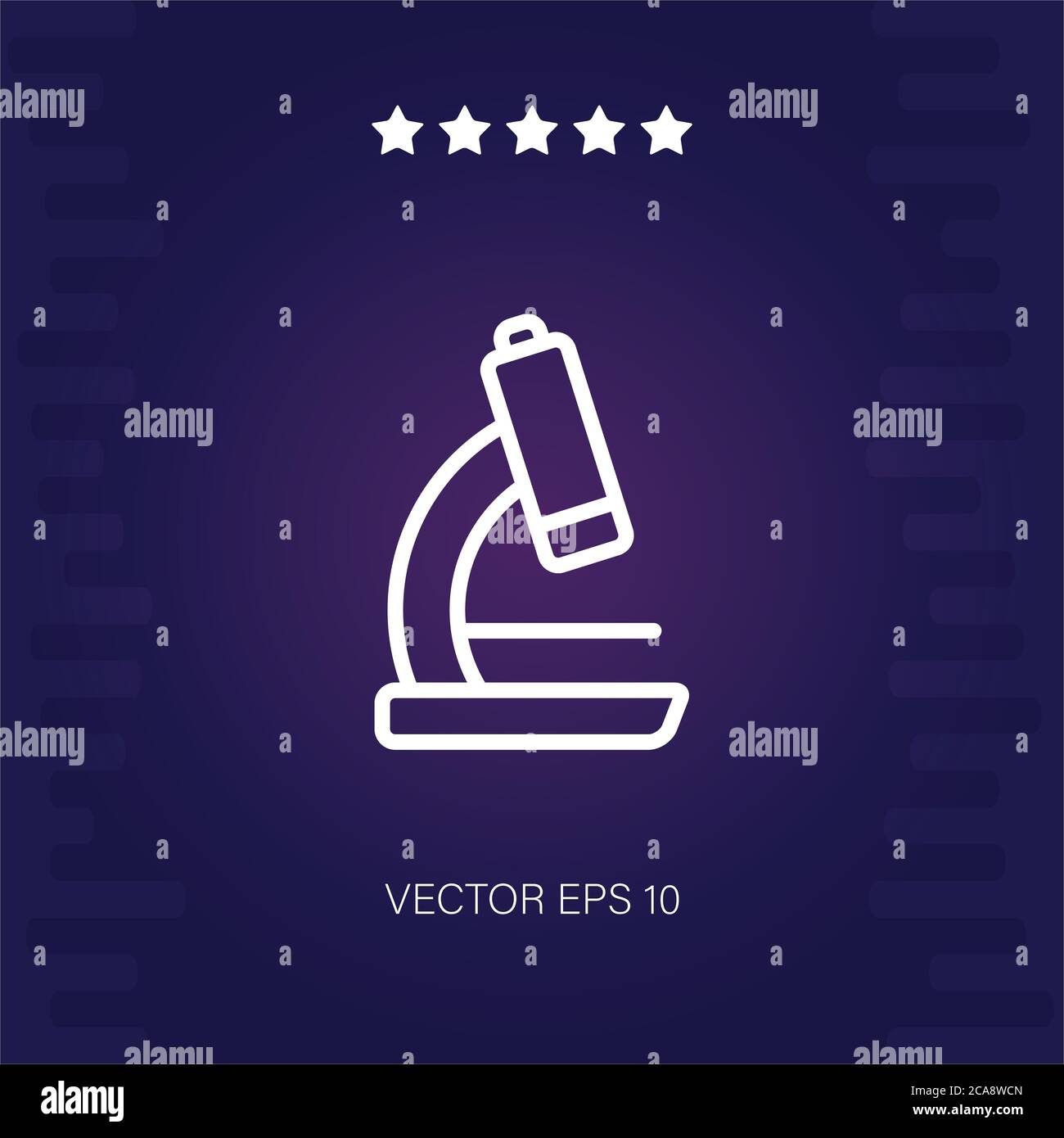 microscope vector icon modern illustration Stock Vector Image & Art - Alamy