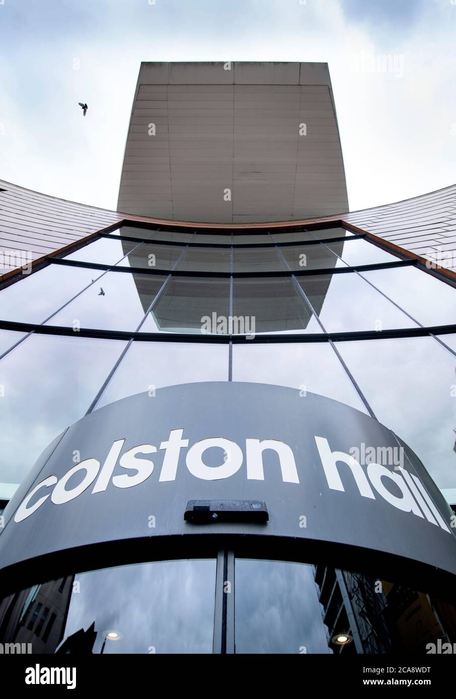 The Colston Hall following the toppling of the statue of Edward Colston ...