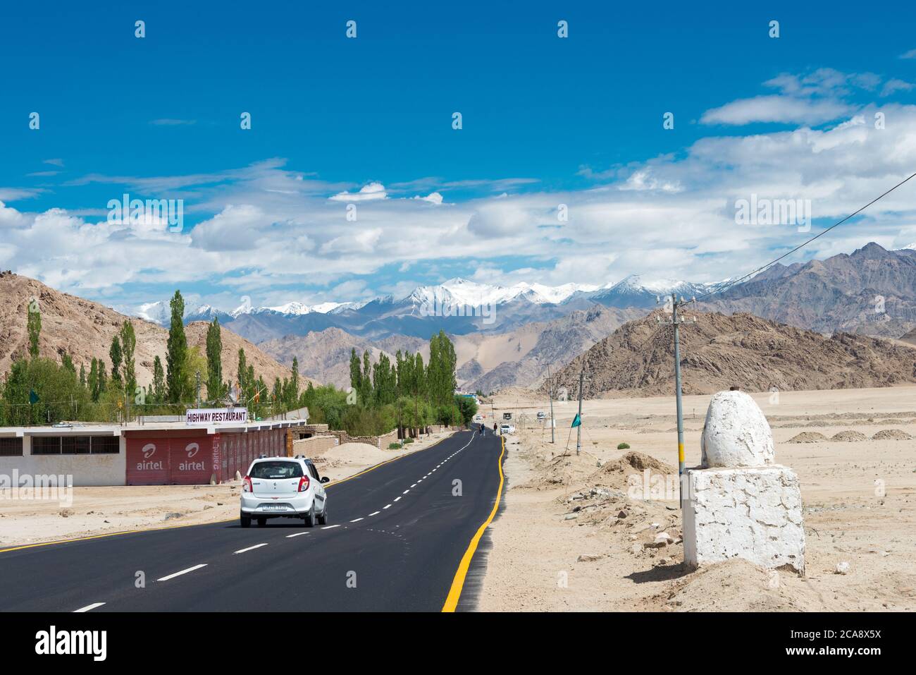 Ladakh, India - Leh-Manali Highway at Stakna Village in Ladakh, Jammu ...