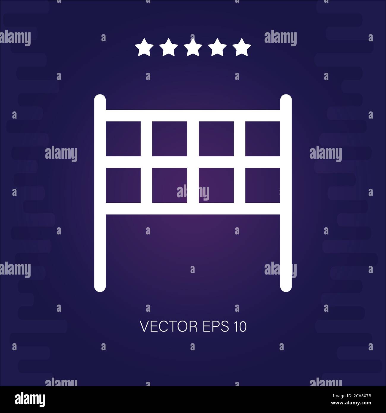 finish line vector icon modern illustration Stock Vector Image & Art ...